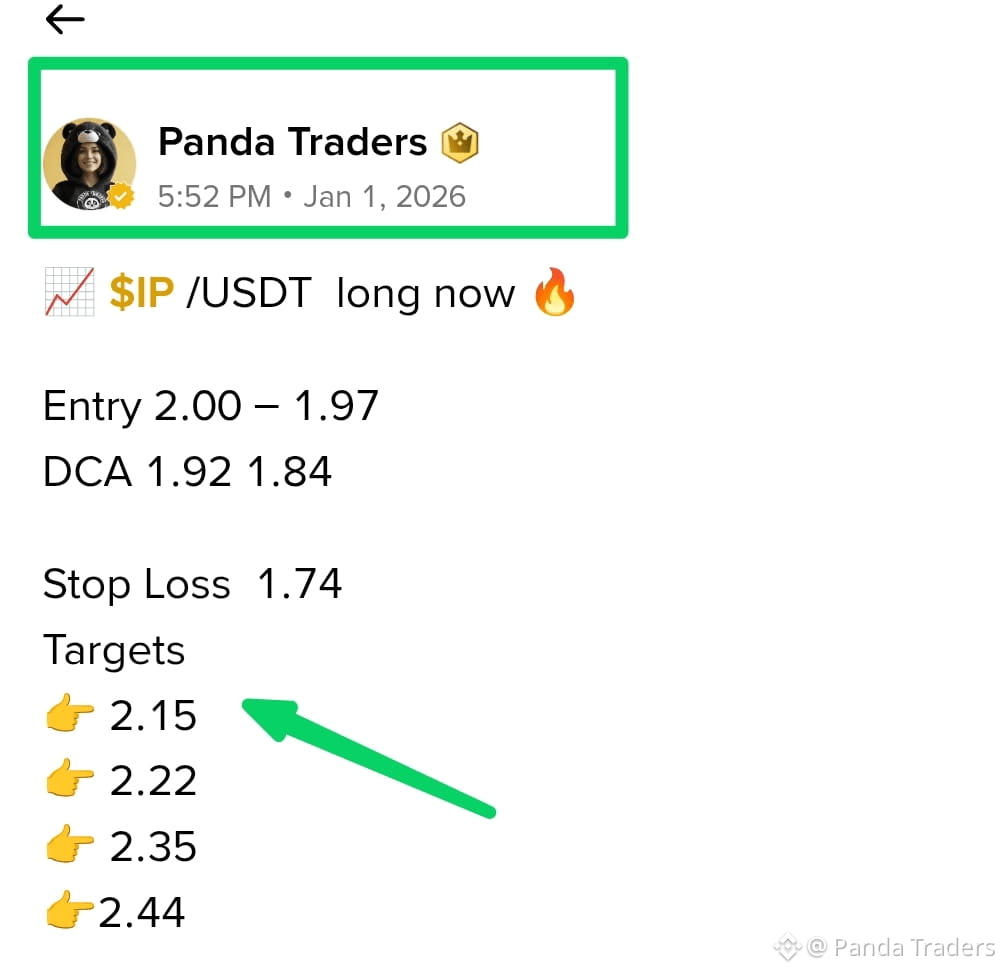 $IP long trade tp1 achieved successfully 🥳🥳🥳🥳 we did it | Panda Traders ...