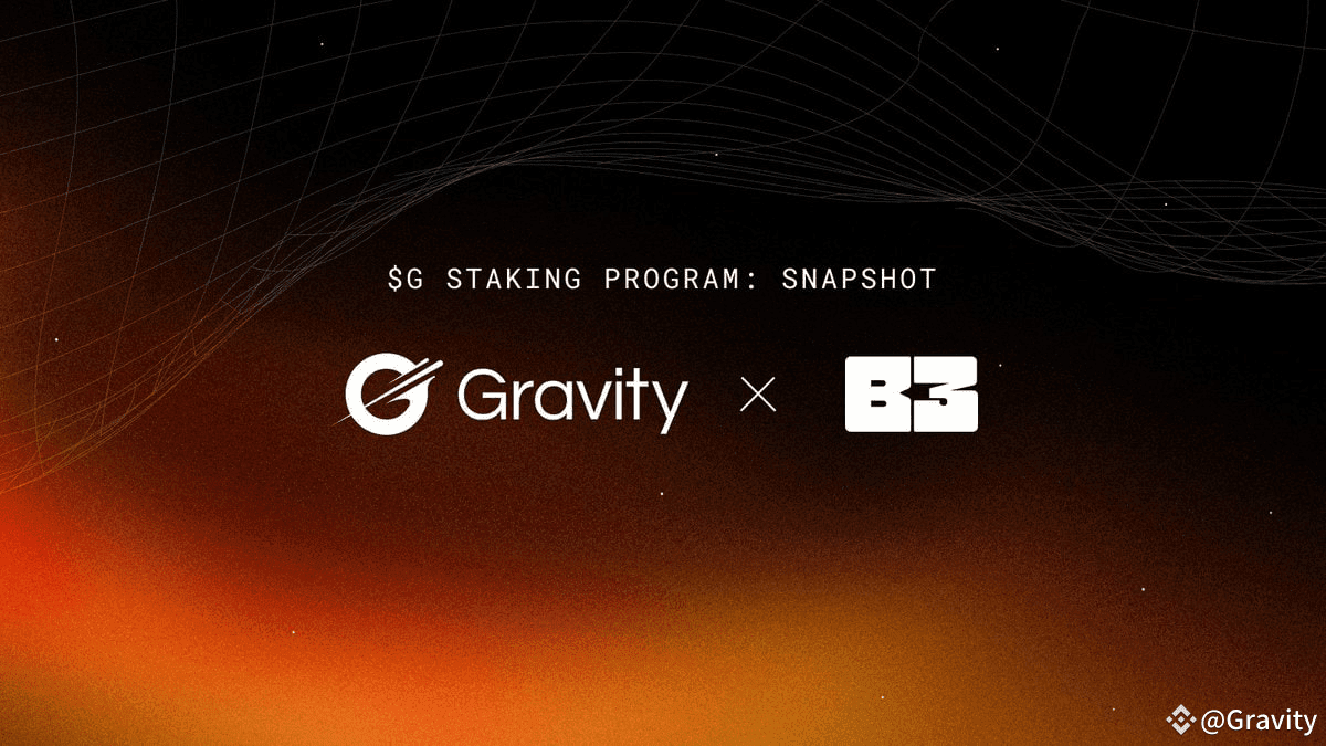 G Staking B3 snapshot 🎮 20,000,000 $B3 will go to $G stak | Gravity on Binance Square