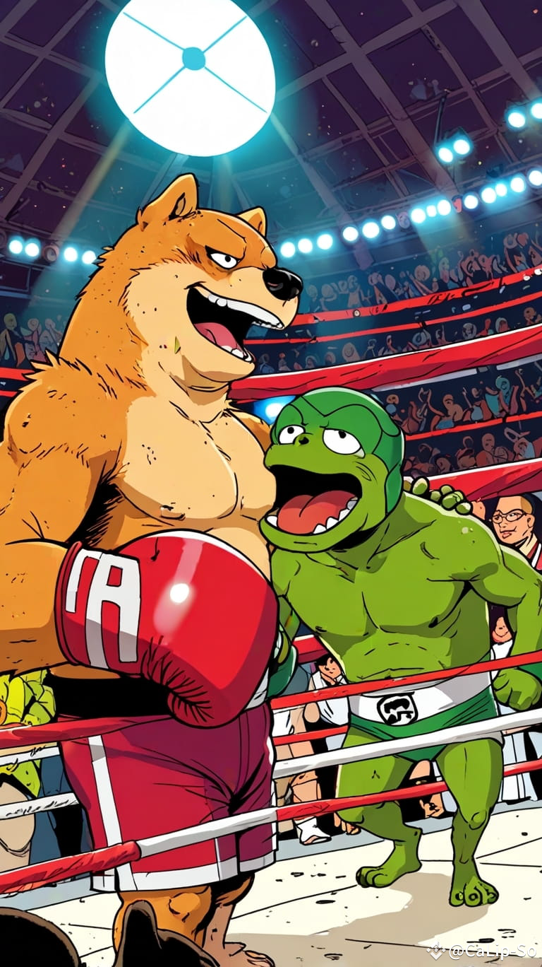 Can $PEPE beat $DOGE ? Dogecoin (DOGE) is like the "old | CaLip-So on ...