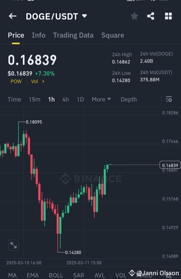 🚀$DOGE DOGE Takes Off! Are You Holding? 🐕💨 DOGE/USDT | Janni Olsson on Binance Square