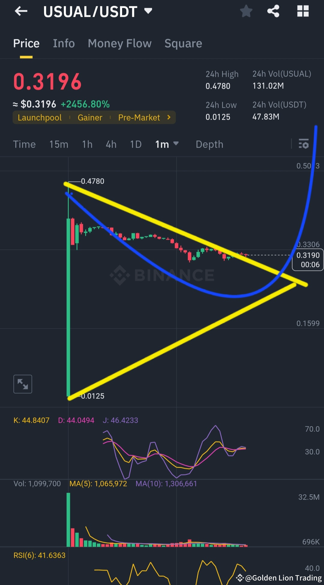 🚀 Golden Lion Trading Insight: Decoding USUAL/USDT's Perfor | Golden ...