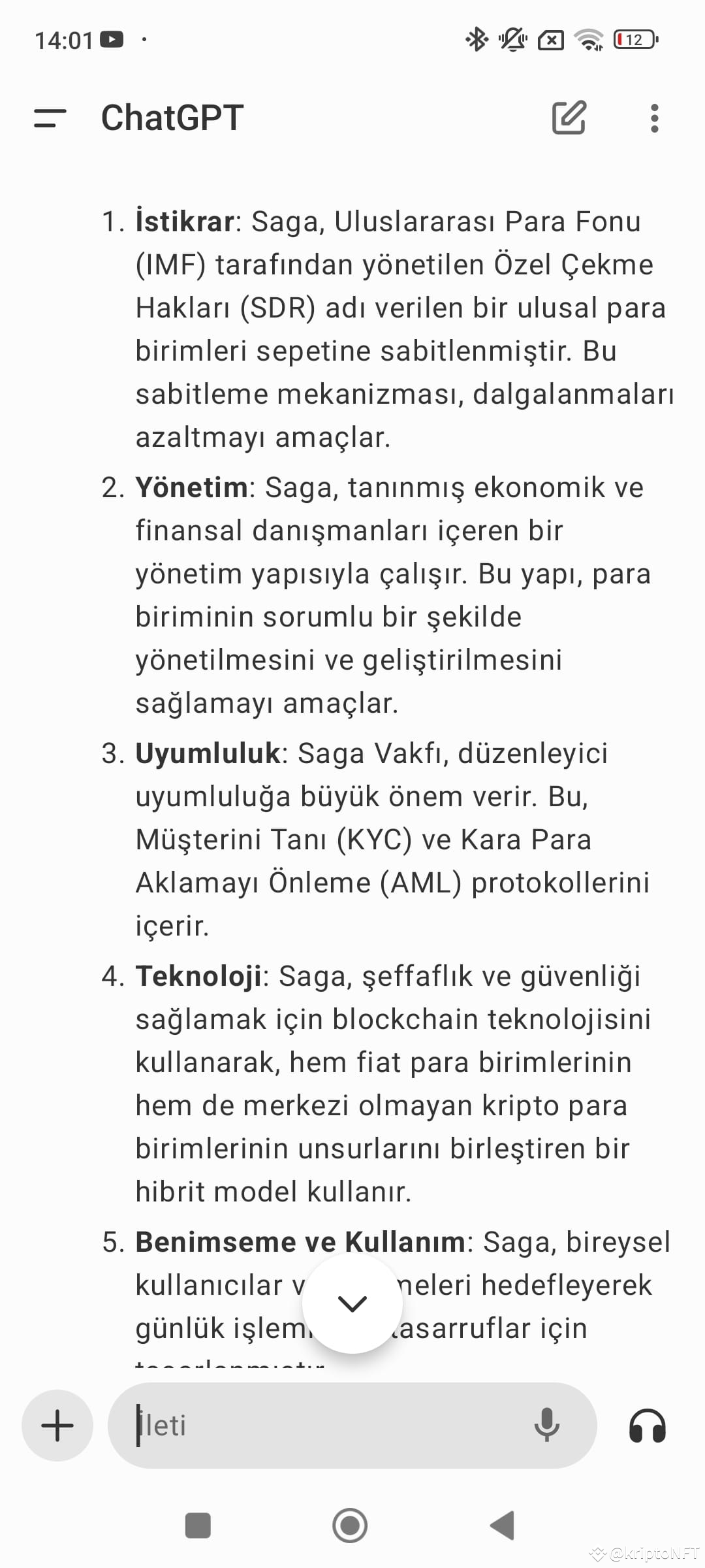 $SAGA We asked the artificial intelligence application chatg | meta ...