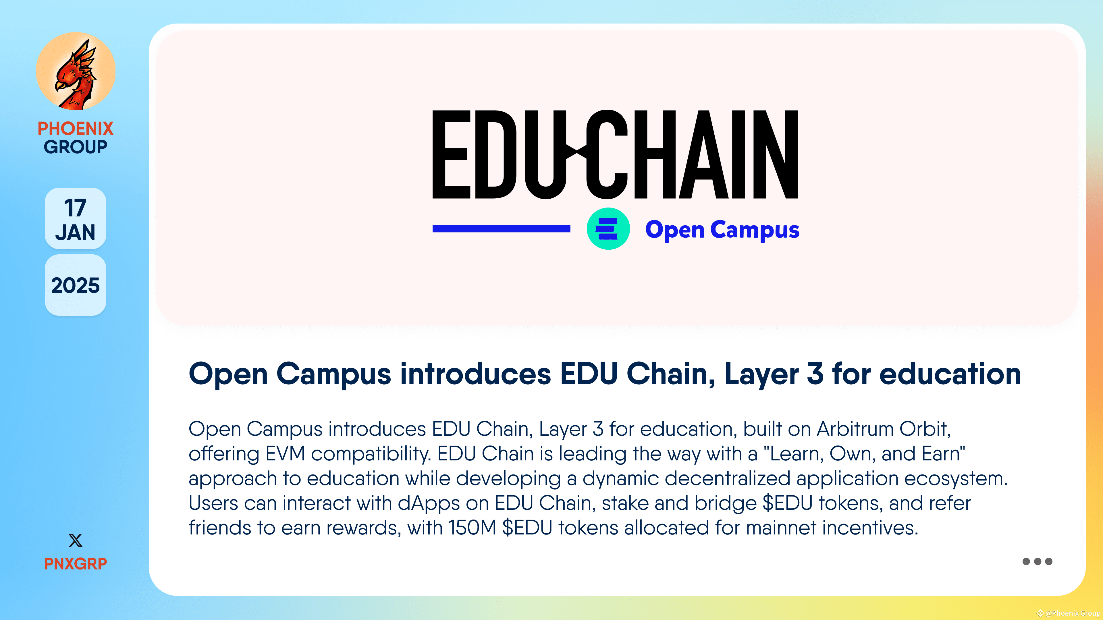 Open Campus introduces EDU Chain, Layer 3 for education | Phoenix Group ...