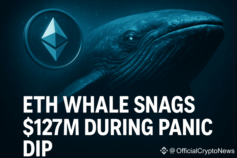 🧠 ETH Whale Snags $127 M During Panic Dip! 📅 June 13, 20 | OfficialCryptoNews on Binance Square