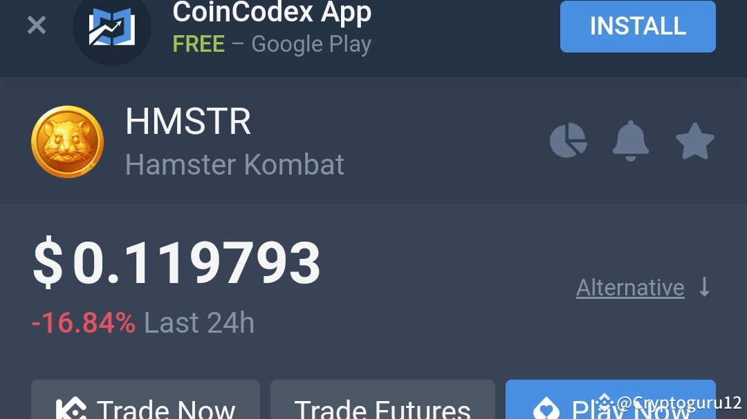 Hamster Kombat (HMSTR) Price Declines by 16.84%: What’s Next for the ...
