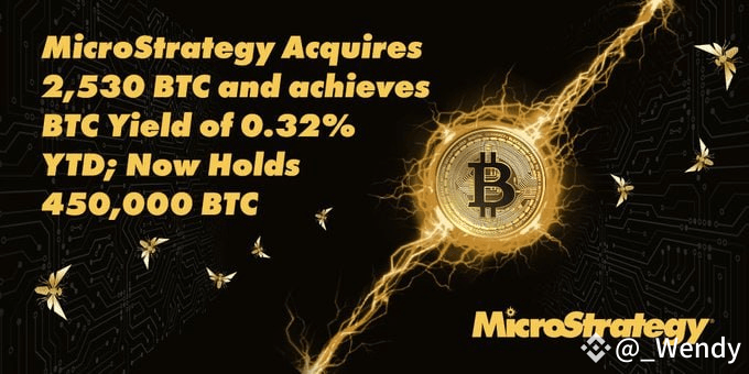 $BTC Just in: #MicroStrategy has purchased 2,530 $BTC for $2 | _Wendy on Binance Square
