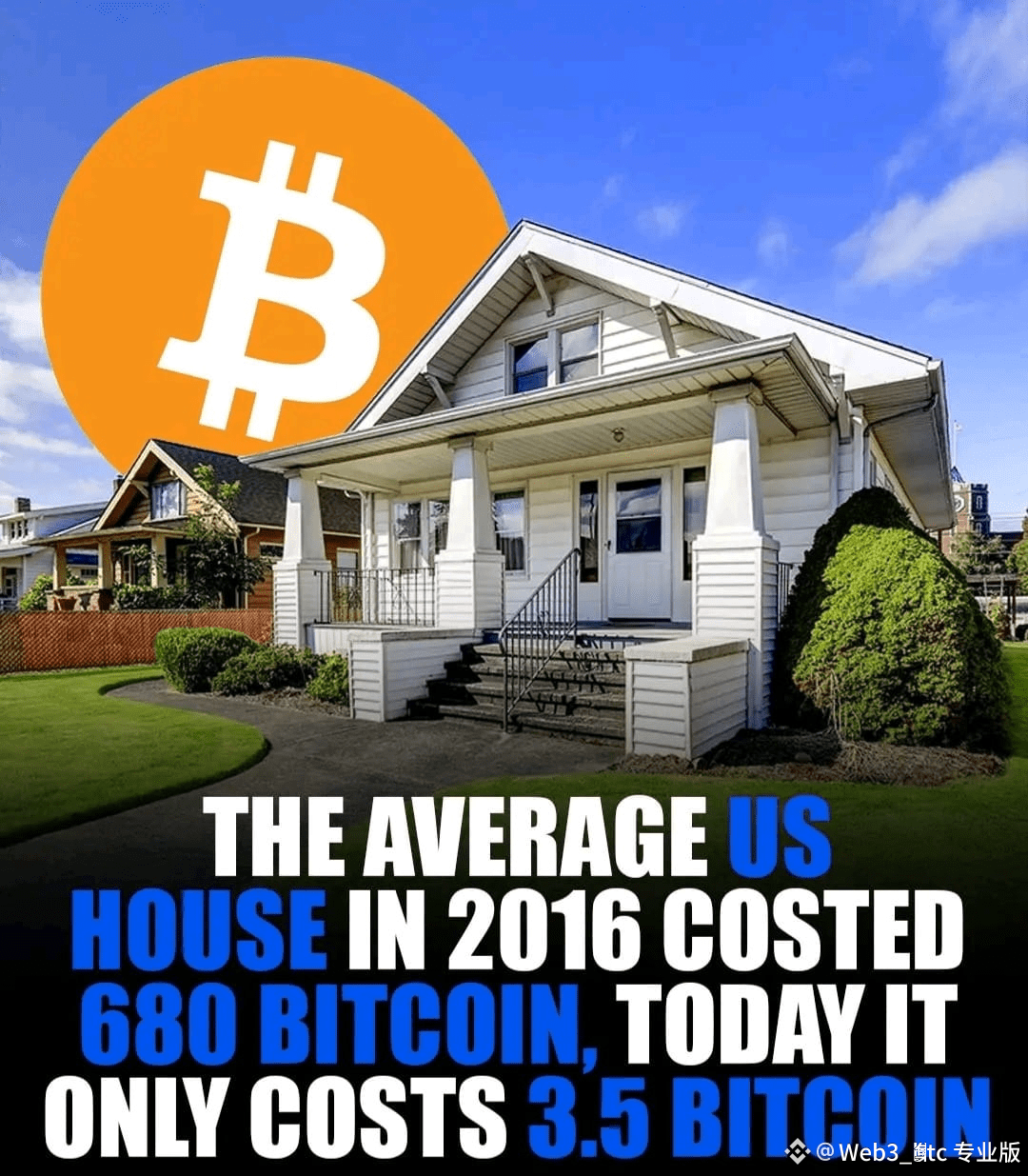 💰 BITCOIN VS REAL ESTATE THE SHIFT IS REAL 🏡⚡ In 2016, the | Web3_btc ...