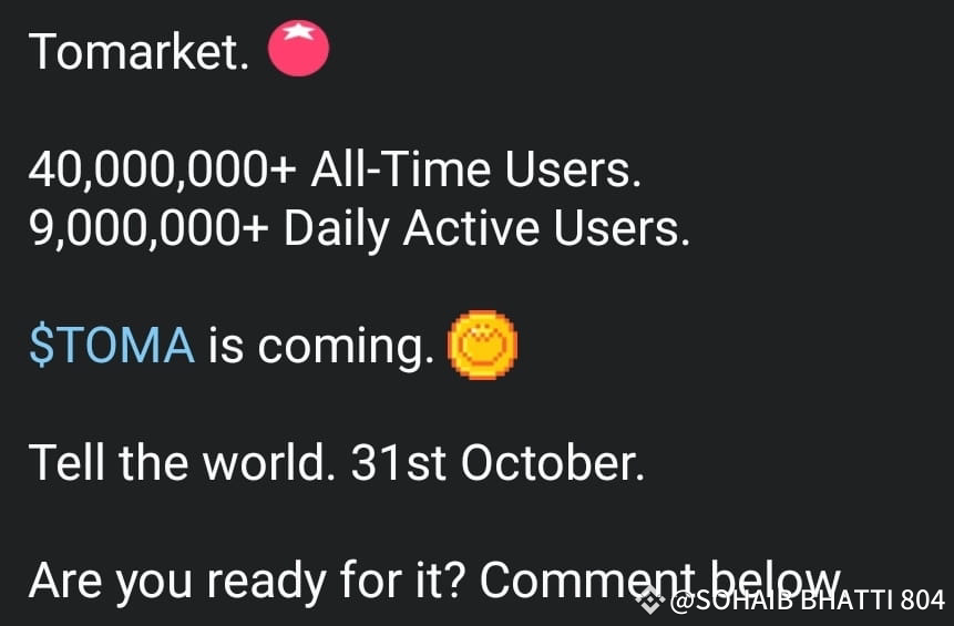 OMG DAILY ACTIVE USER ARE ONLY 9M😱#tomarkit #tomarkitbot | SOHAIB ...