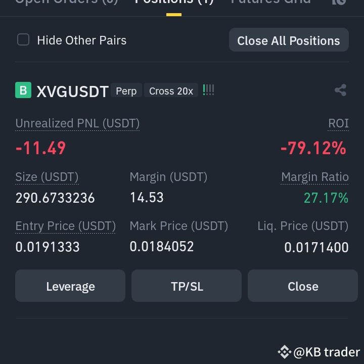 $XVG Help me experts Hold or close Long entry🥲🫵🫵 | KB trader on Binance ...