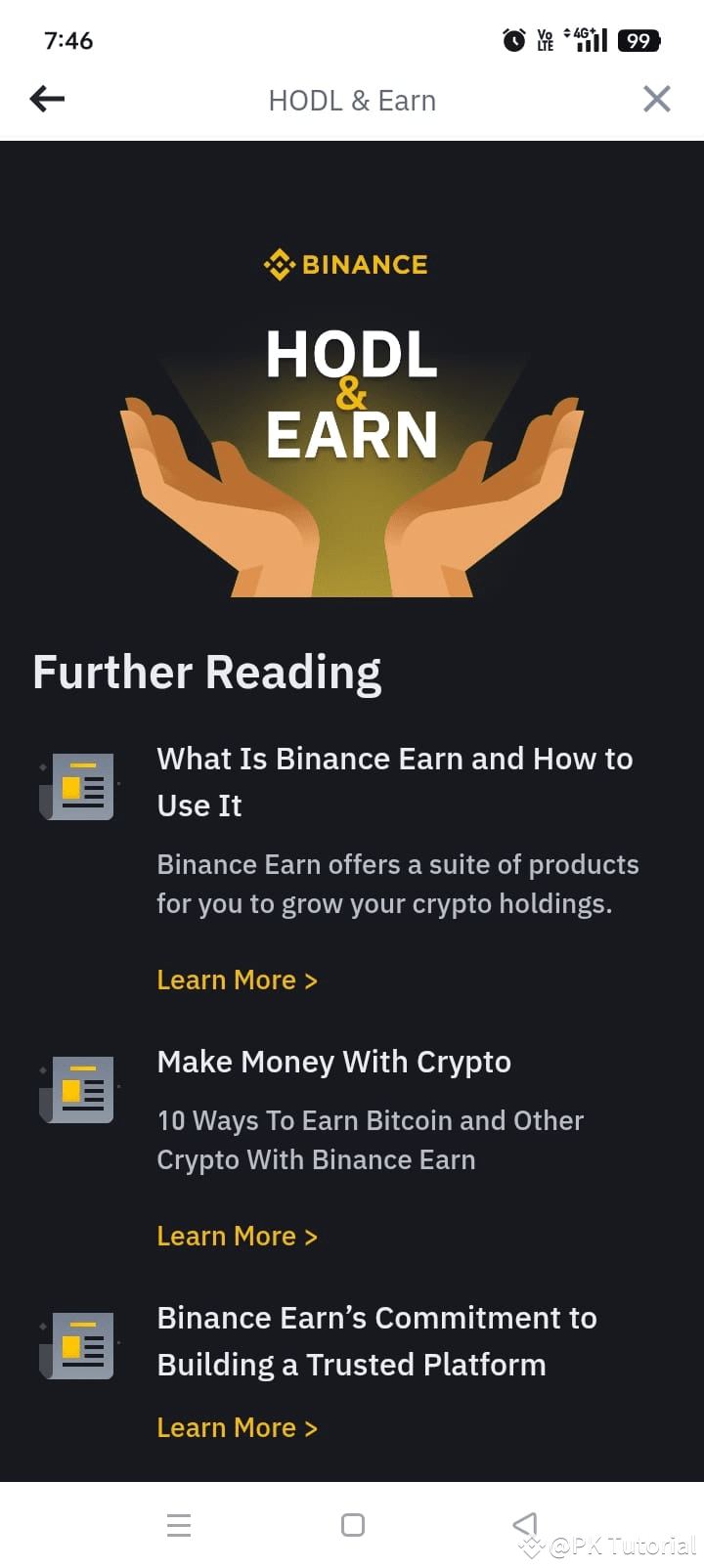 🔥💰HODL TO EARN MONEY ON💰🔥 $BTC $ETH $BNB #Bina | PK Tutorial Indous on Binance Square