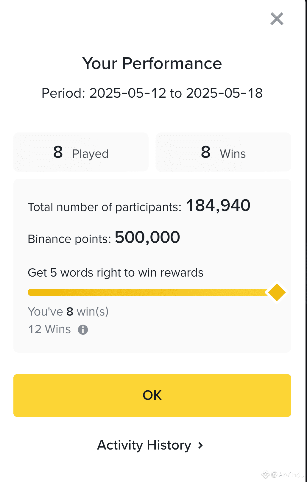 5,00,000 Binance points😲😲😲 in Reward... Comment for more | ArvindJ on Binance Square