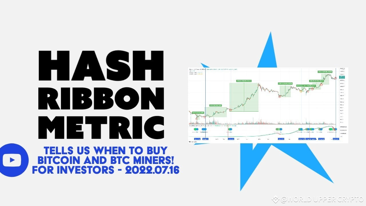 _🚨💹🛑Hash Ribbons Signal End of Miner Capitulation_ 📊$BTC | WORLD UPPER ...