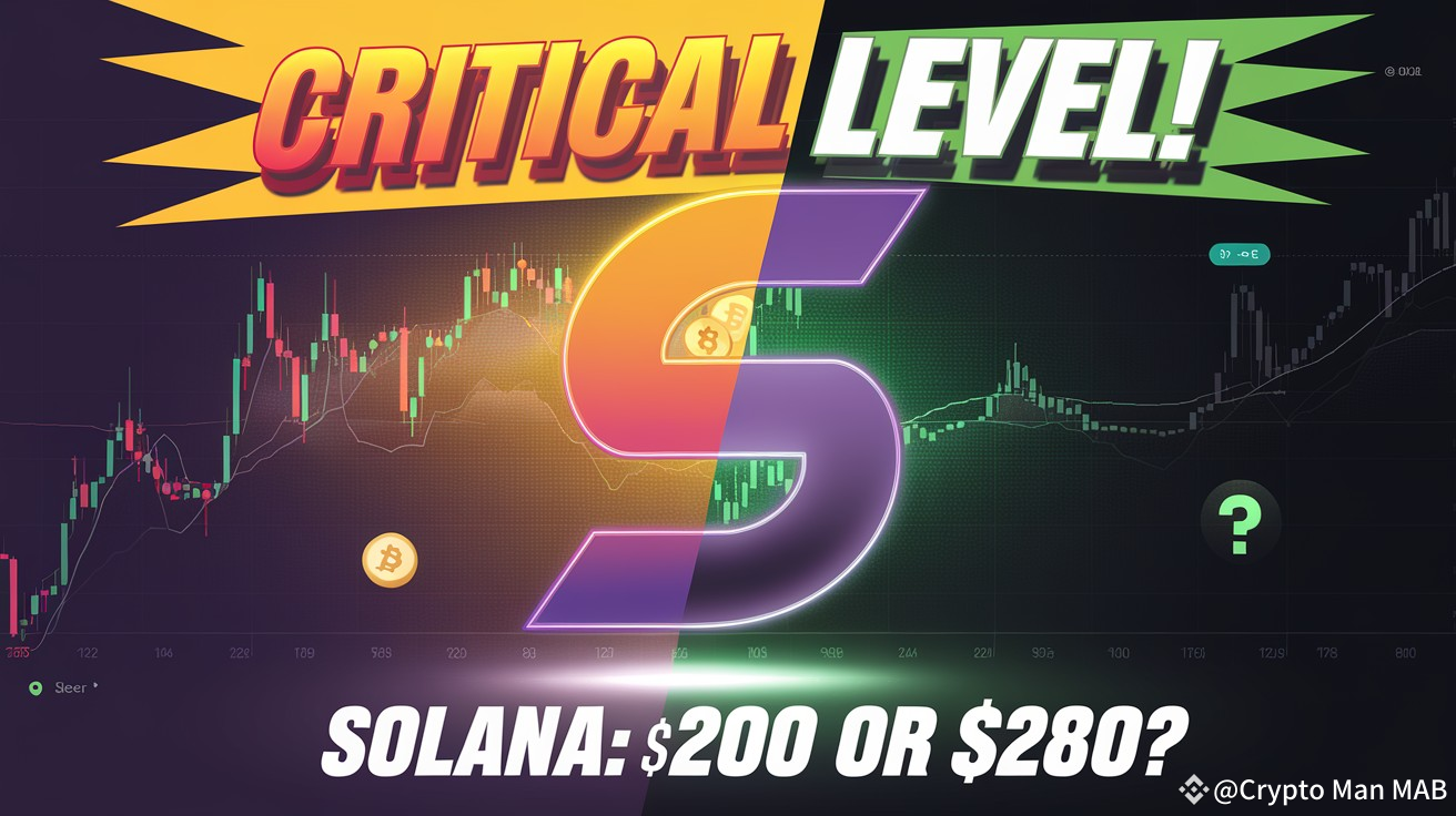 Solana at a Crossroads: Will $200 Support Hold or Break? | Crypto Man ...