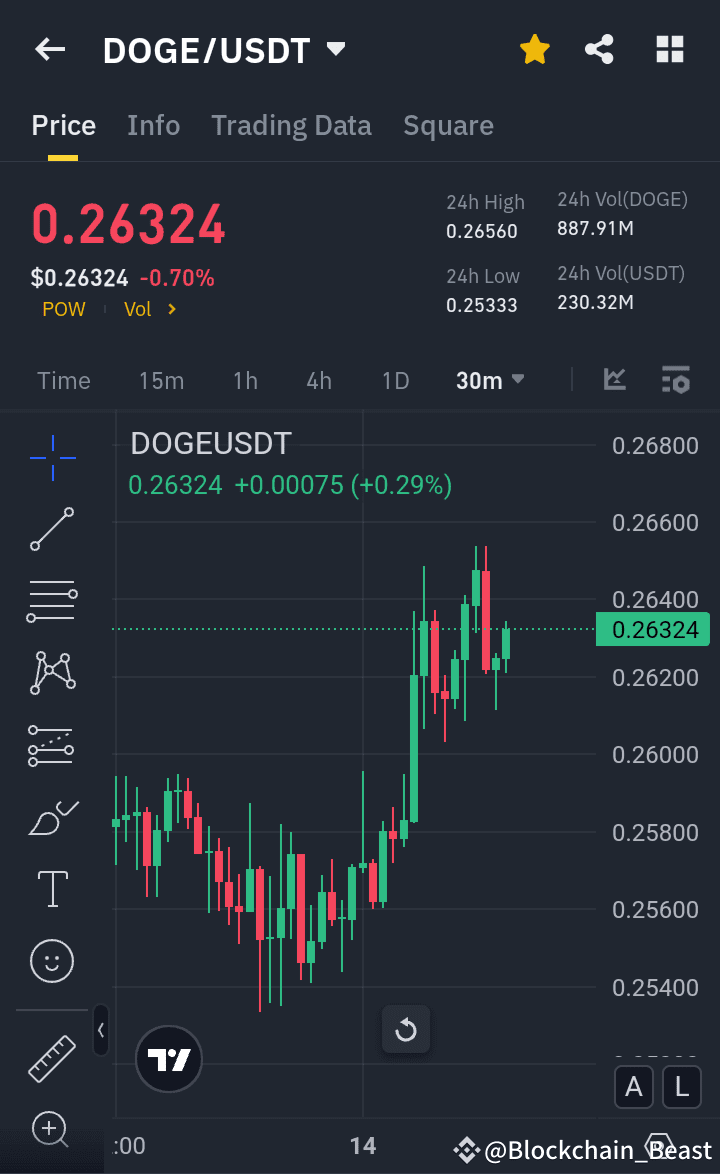 $DOGE /USDT – Gearing Up for the Next Move? 🚀🐕 DOGE is cu | Blockchain_Beast on Binance Square
