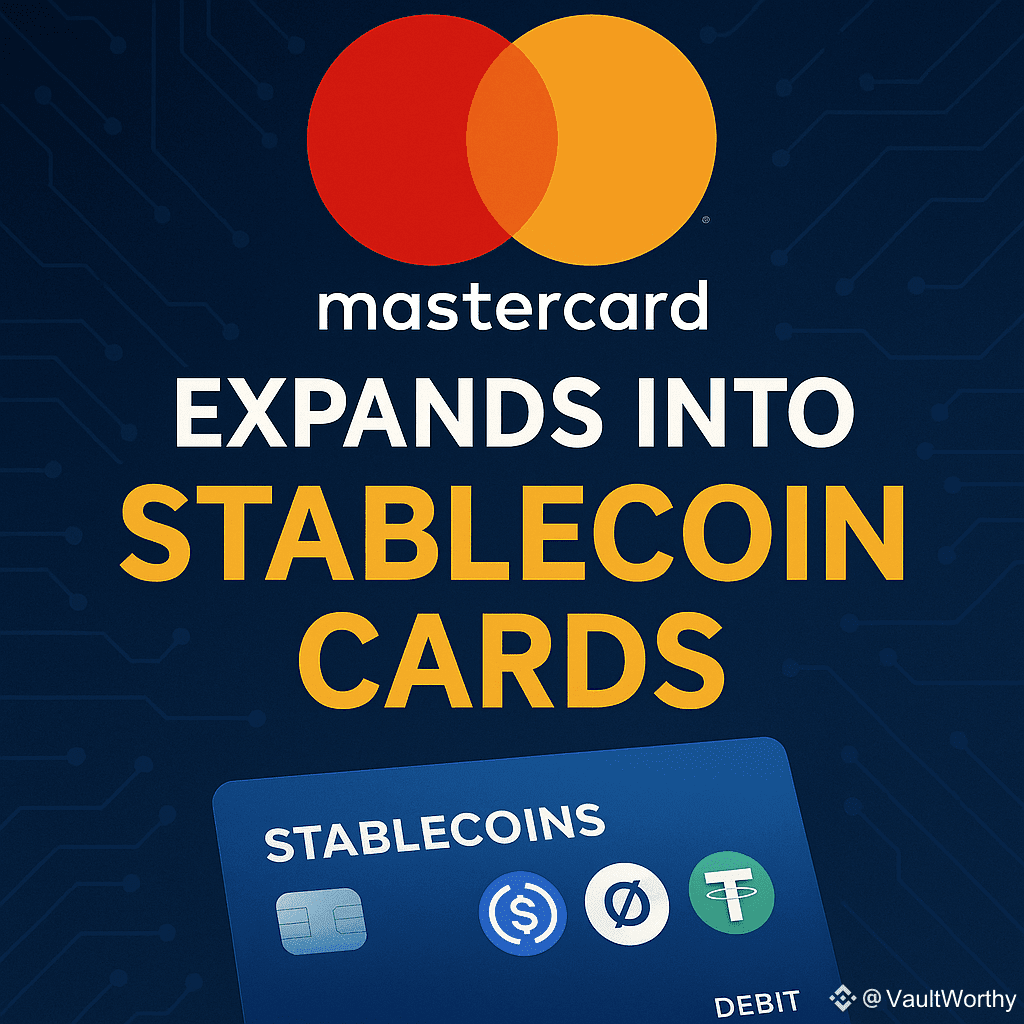 #MastercardStablecoinCards Mastercard Expands Into Stableco ...