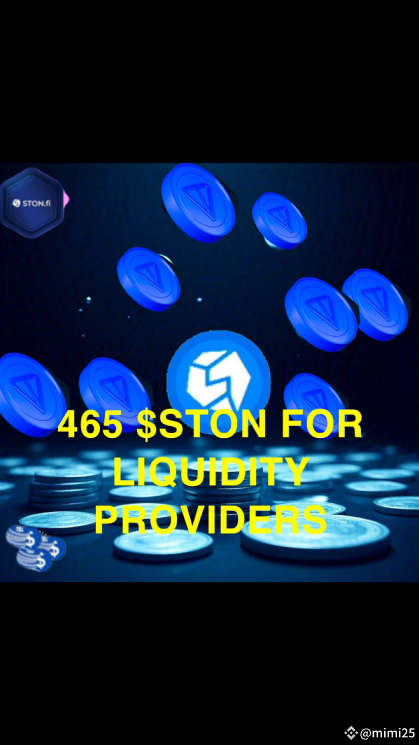 🗿 465 STON for Liquidity Providers I just received my shar | mimi25 on ...