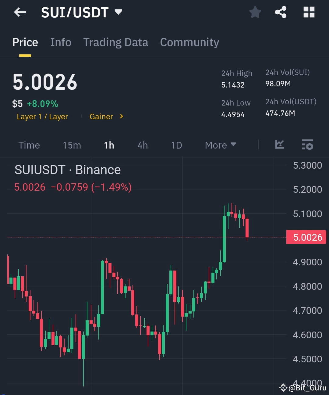 $SUI Trading Signal - Bullish Momentum Building? Entry R | Bit_Guru on Binance Square