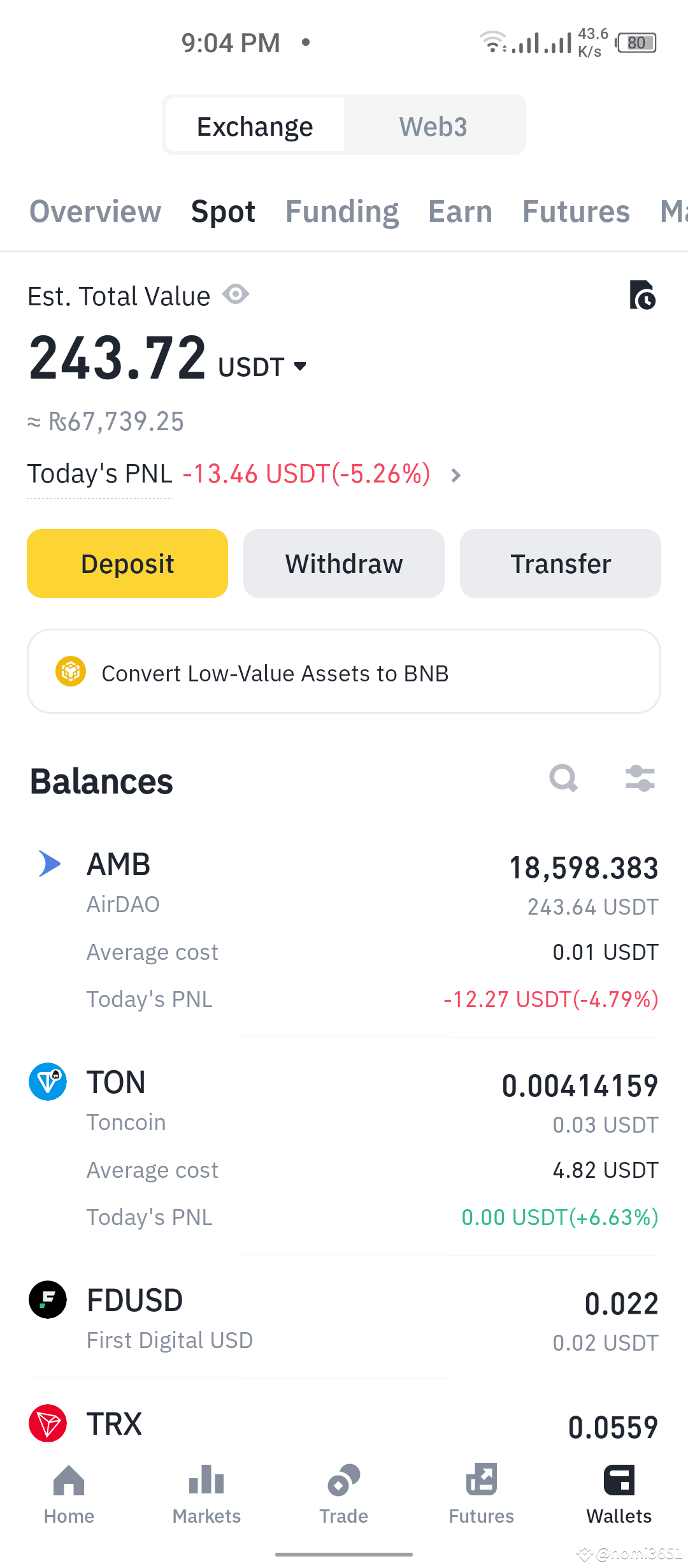 $AMB tell me what I do? sell or hold fast plzz | nomi3651 on Binance Square