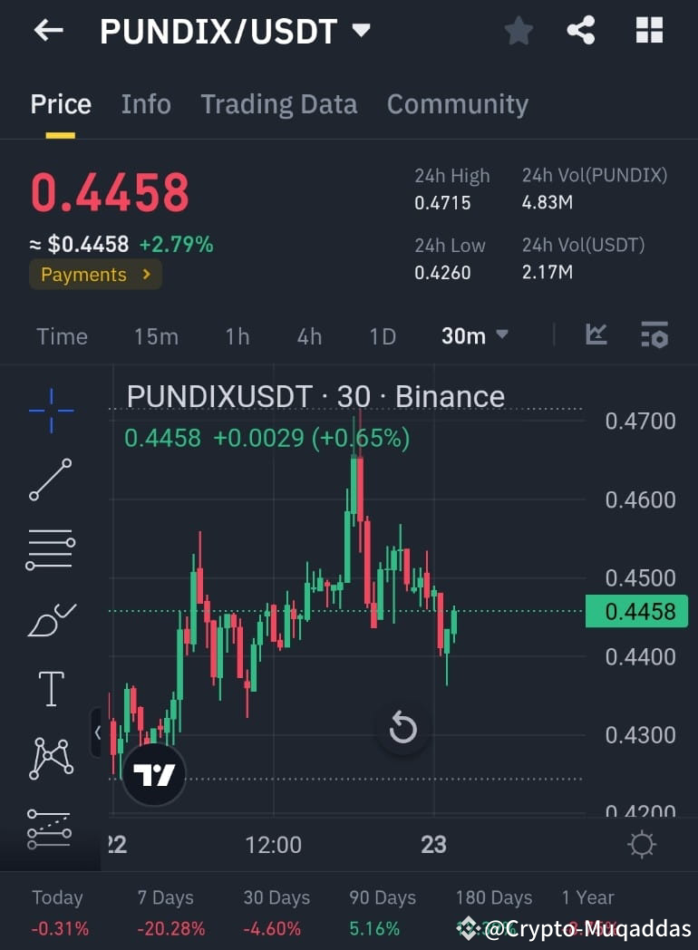 $PUNDIX /USDT Gaining Momentum – Short-Term Opportunity Awai | Crypto-Muqaddas on Binance Square