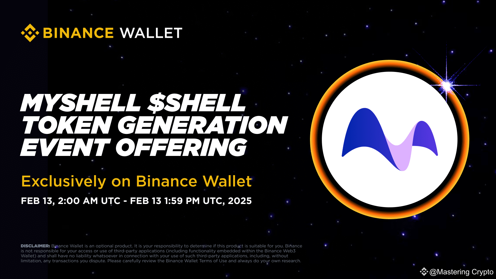🚨Join MyShell’s Exclusive Token Generation Event (TGE) on P | Mastering Crypto on Binance Square