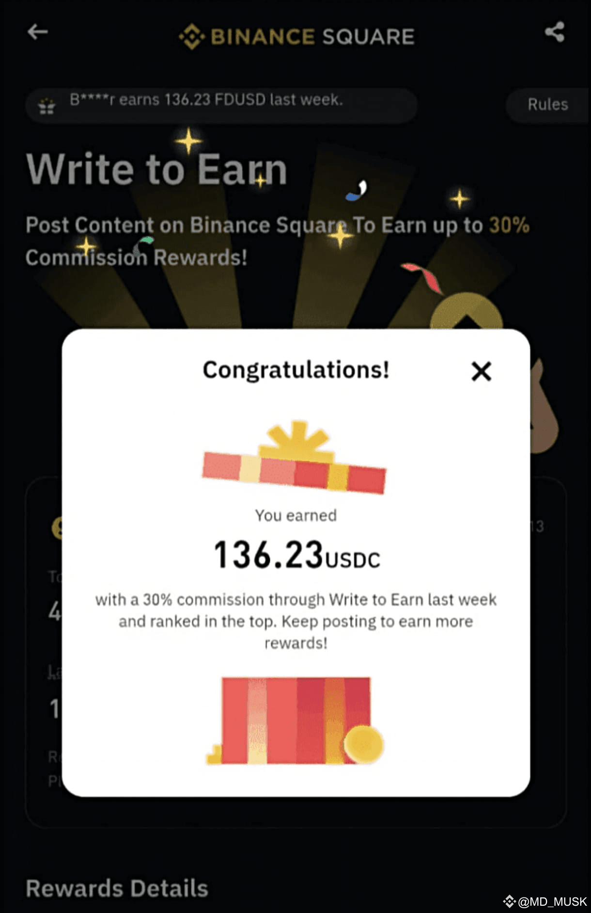 📢 **Embark on the "Write to Earn" Journey and Earn from | MD MUSK on ...