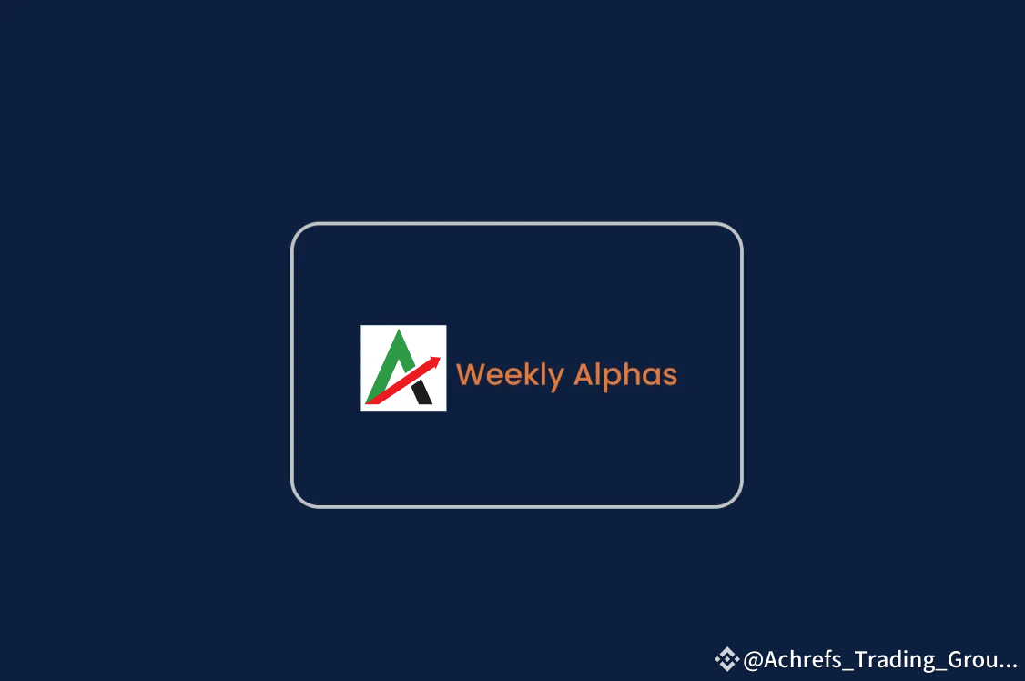 Achref's Trading Group Weekly Alpha: Regulatory Developments & More | Achrefs_Trading_Group on ...