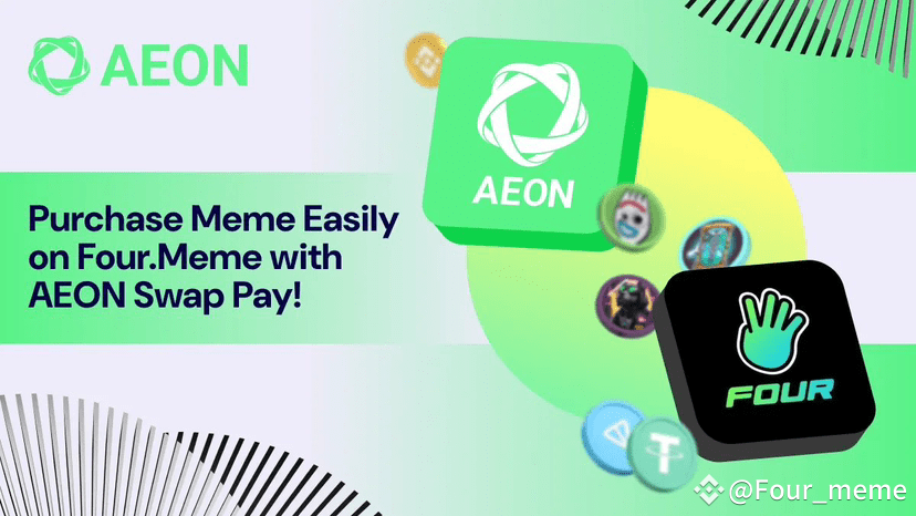 🎉 We’re thrilled to have AEON Swap Pay live on Four.meme! | Four_meme ...