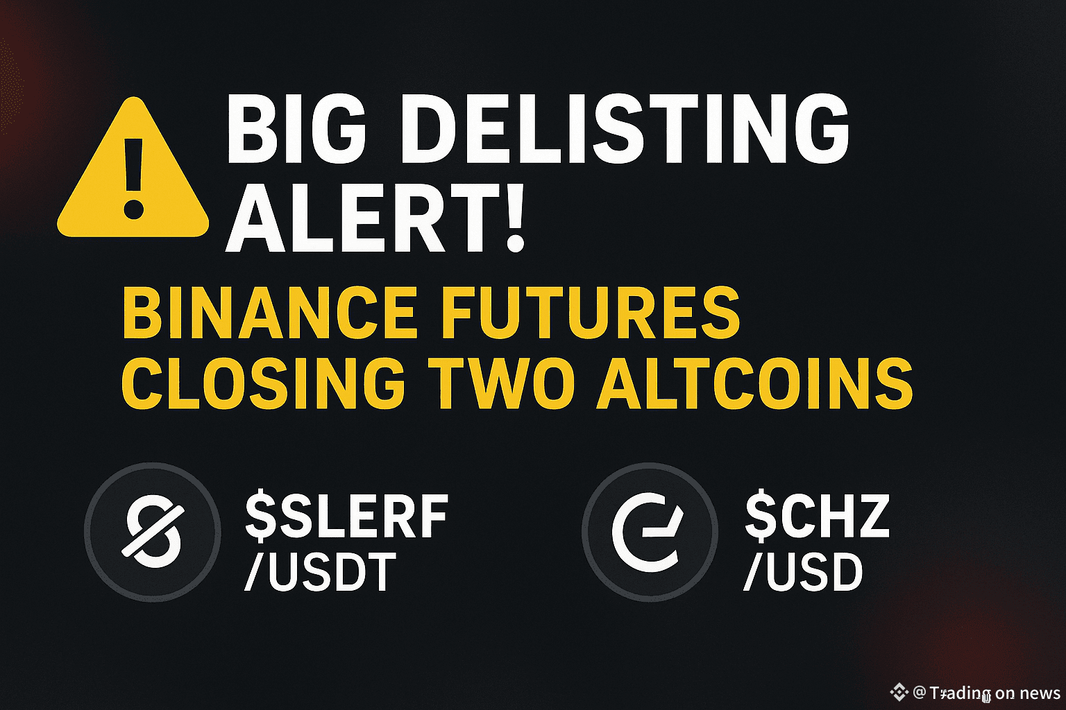 😱🚨 Big Delisting Alert! Binance Futures Closing Two Altcoi | Trading on ...