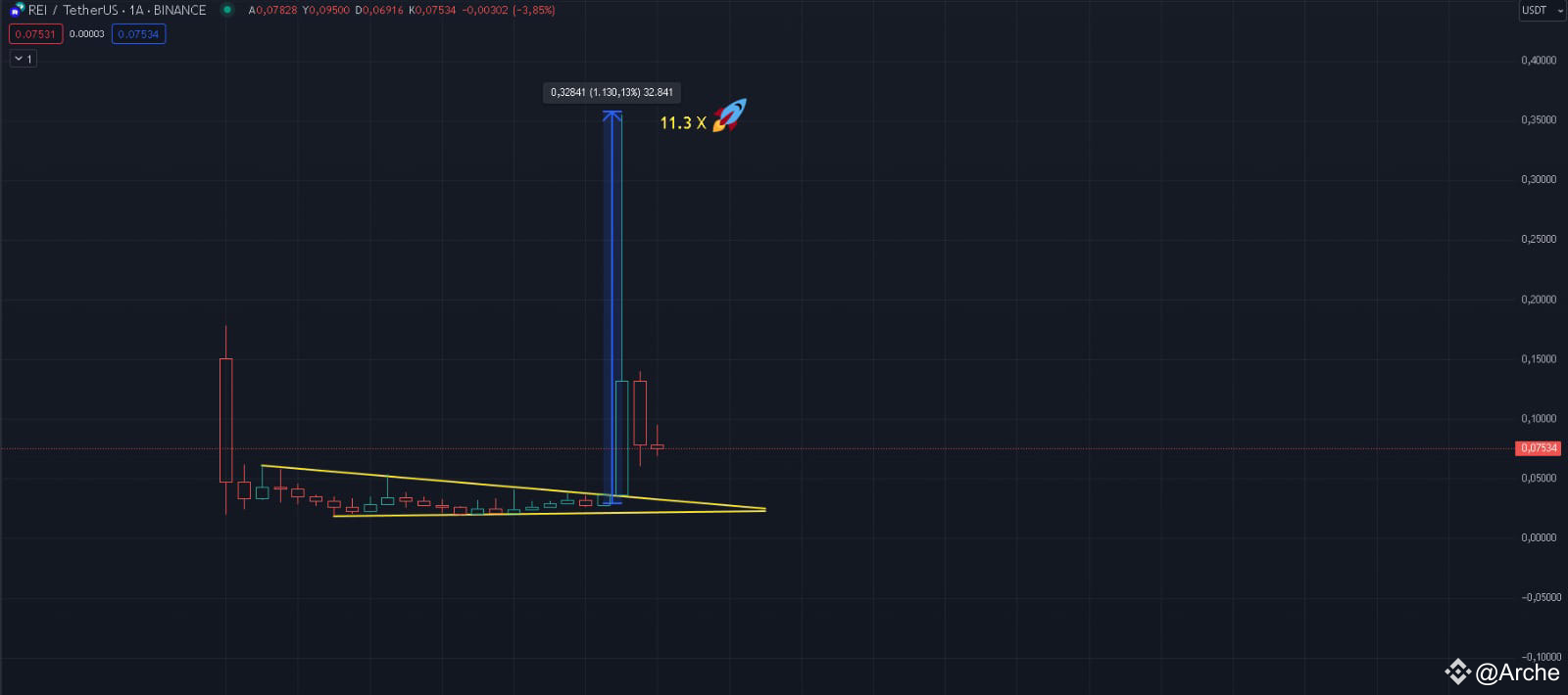 Examine the charts carefully, $REI provides over 11X return | Arche on ...
