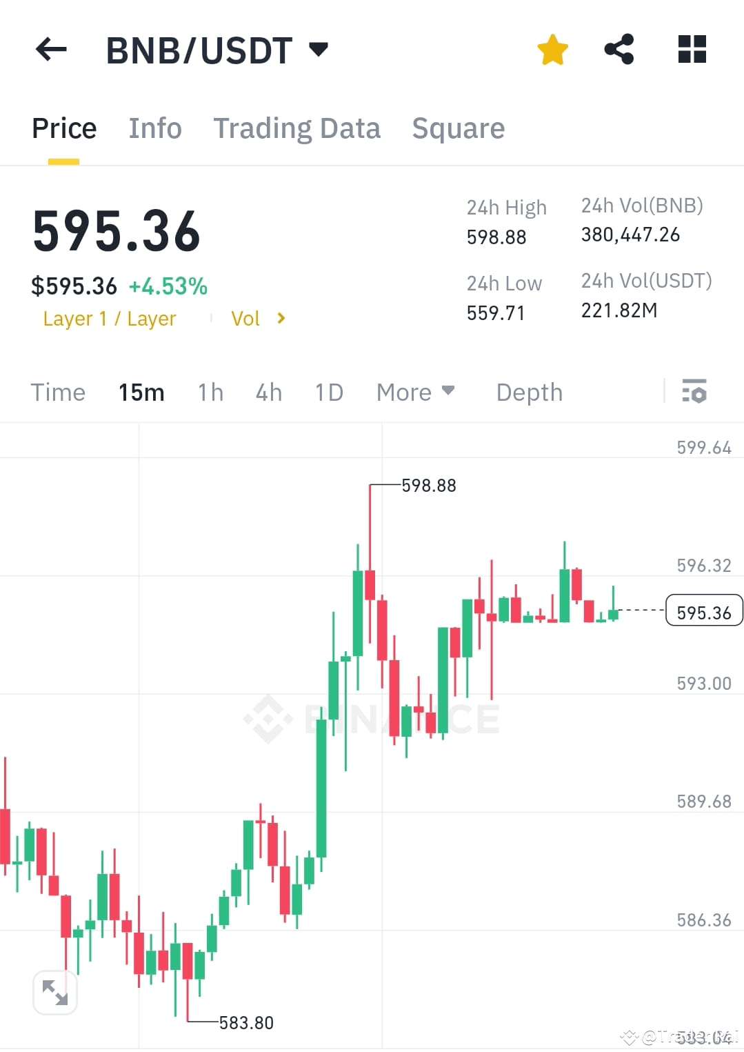 🚀 $BNB on the Rise – Breaking Barriers at $595! 🔥 💎 BN | Trader Rai on Binance Square