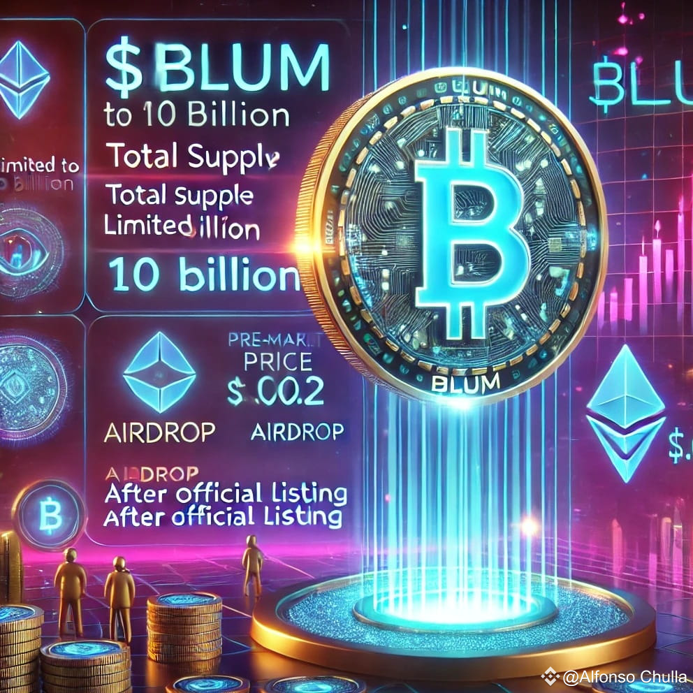 Exciting news for BLUM Token Key points: Total supply: The | Alfonso Chulla on Binance Square