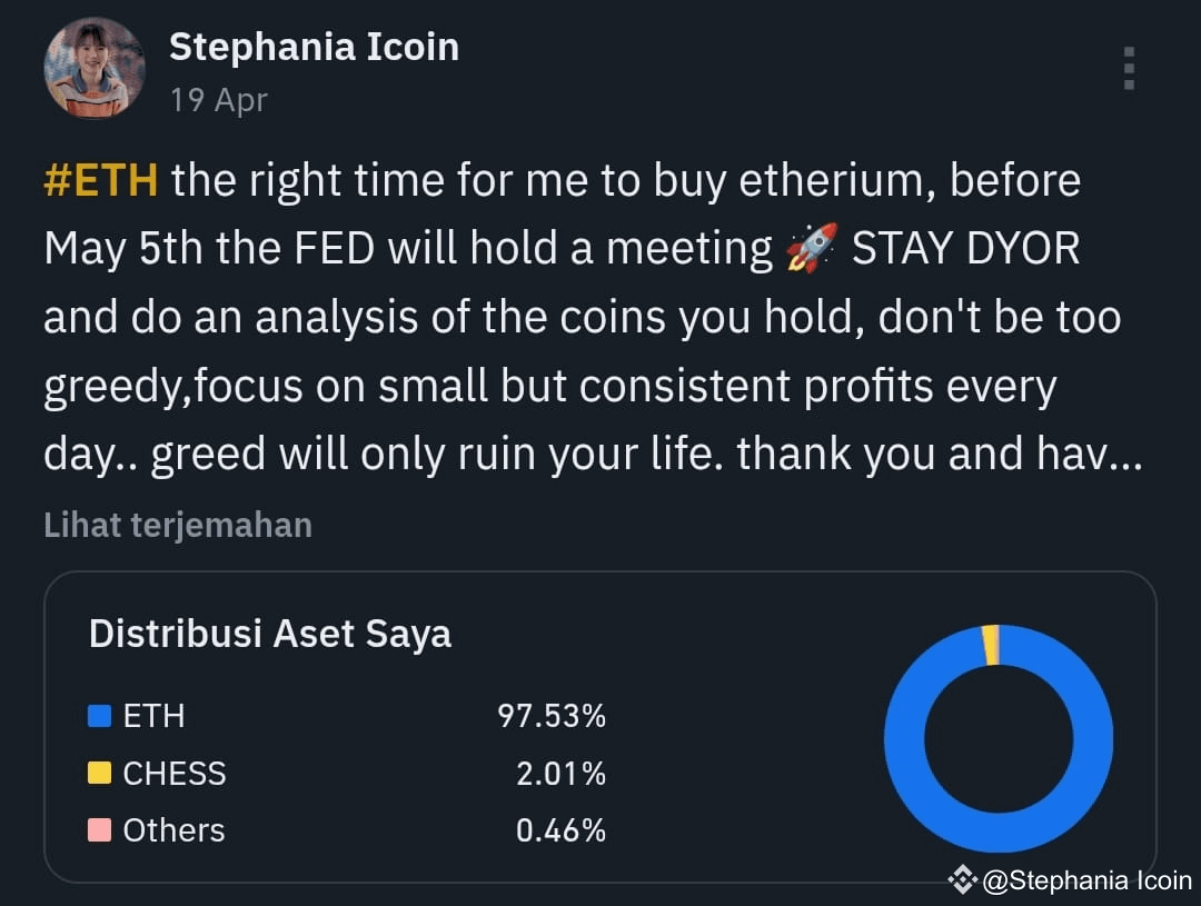 $ETH April 19th exactly when I posted about $ETH, in that po ...