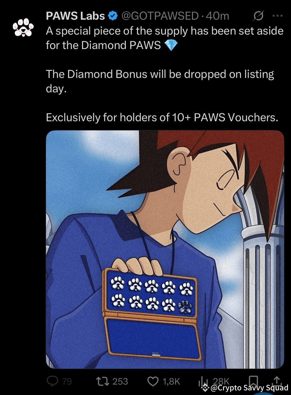 PAWS UPDATE! A special piece of the supply has been reserve | Meta Mesh ...