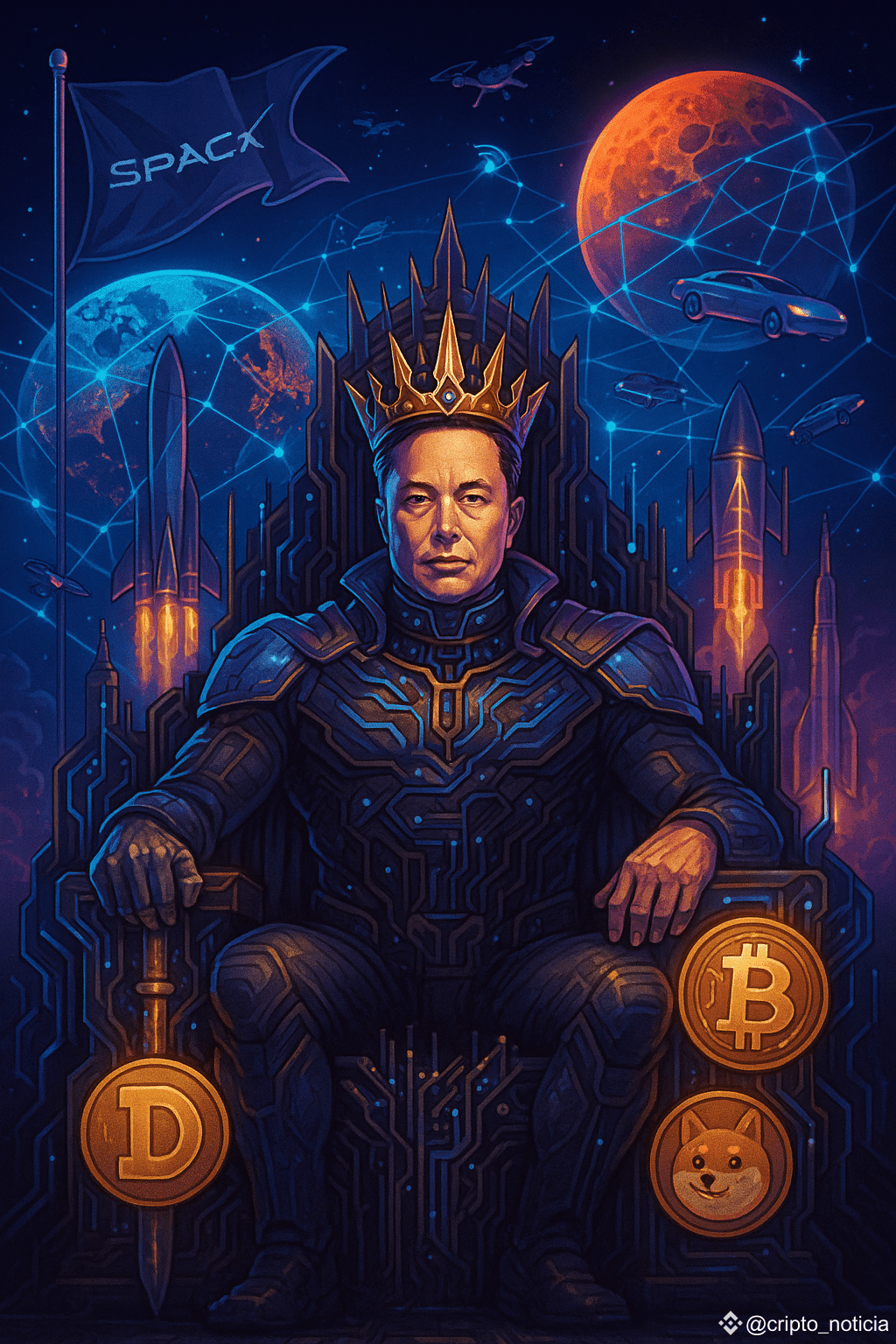 $DOGE $SHIB $BTC ELON MUSK: THE EMPEROR OF TECHNOLOGIES AN | Oráculo ...