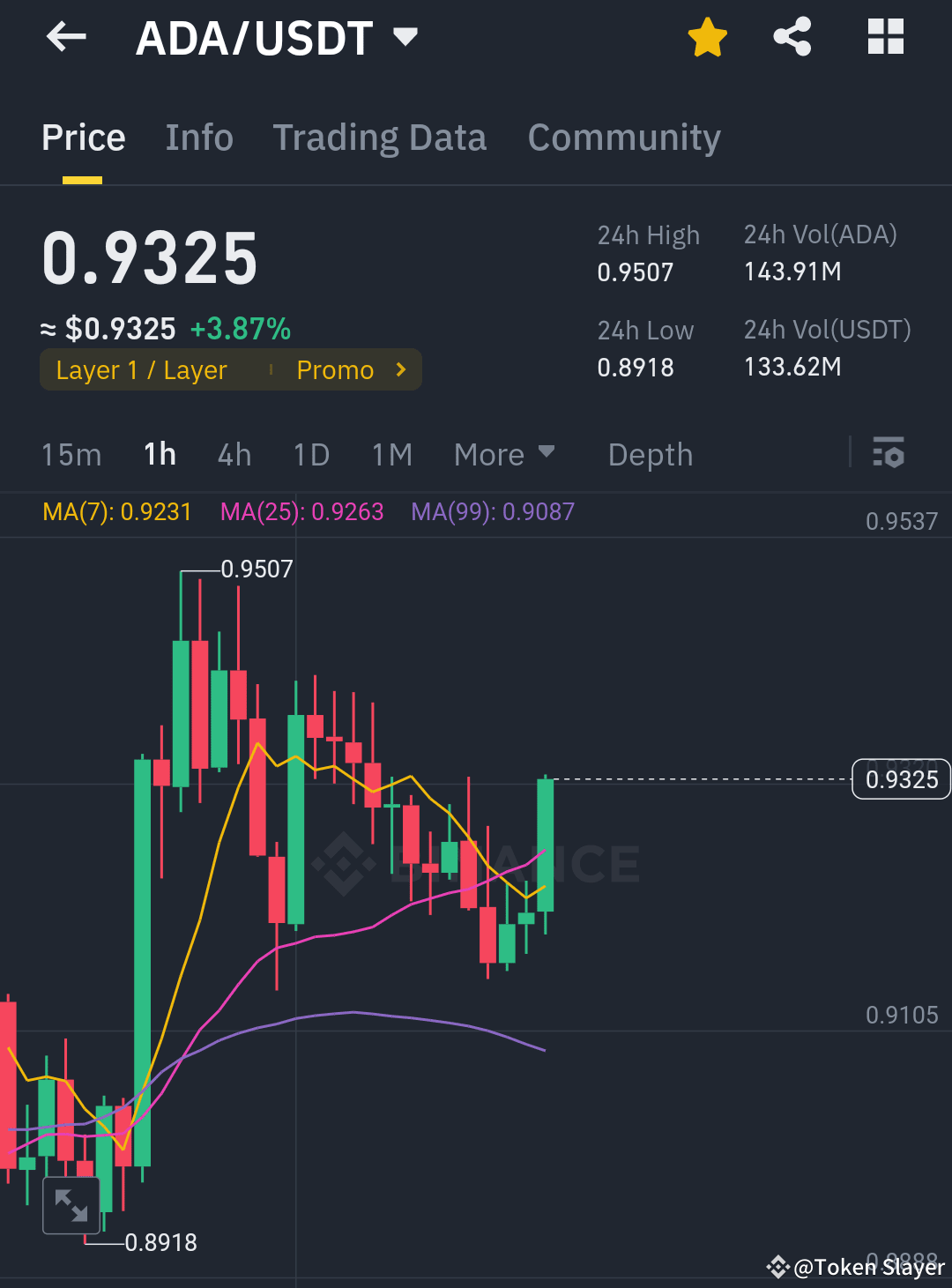 $ADA /USDT Update – Bullish Rebound Price Action: $ADA/USDT | Token Slayer on Binance Square