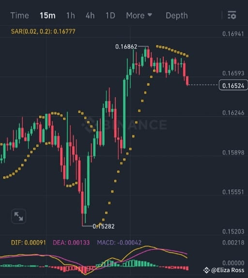 $DOGE /USDT – 7.11% Surge! Can It Push Above $0.168? $DOGE | Eliza Ross on Binance Square