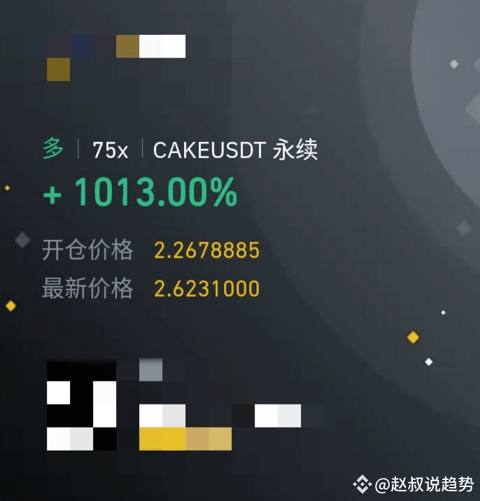 Zhao Shu's Performance: CAKE bullish gained over 1000 points | 铁柱说趋势 on ...
