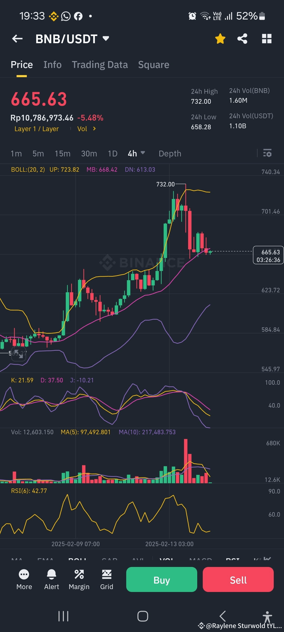 #bnb $bnb From the BNB/USDT chart you provided, here’s the | Raylene Sturwold tYLI on Binance Square