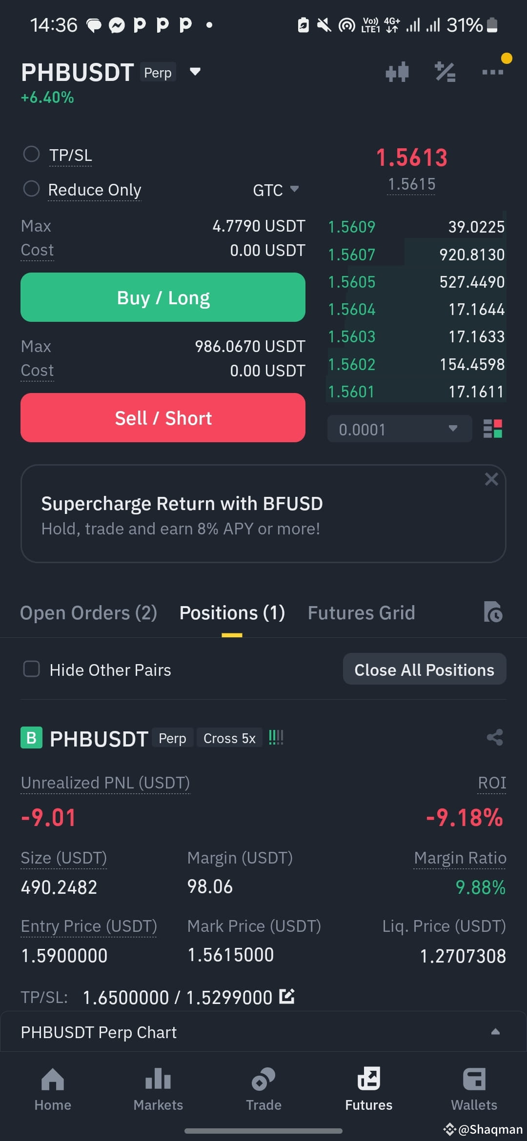 Hi family, should I hold or close ? | Shaqman on Binance Square