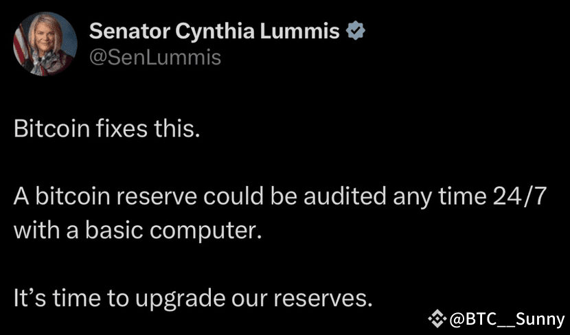 💥Breaking News: Senator Cynthia Loomis again hints at strat | BTC ...