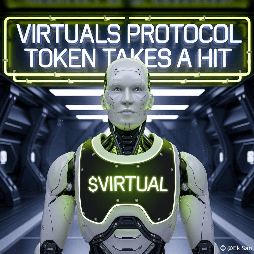 VIRTUALS PROTOCOL TOKENS TAKE A HIT Virtuals Protocol’s eco | Ek San on ...