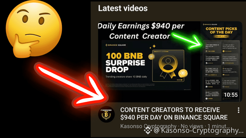 Binance Square Starts Paying Creators Daily in BNB: Don’t Sleep on This ...