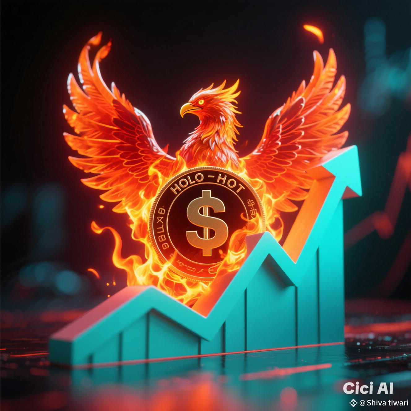 $HOLO Signal ka wait mat karo… $HOT already on fire 🔥🌕” Vi | Shiva tiwari on Binance Square