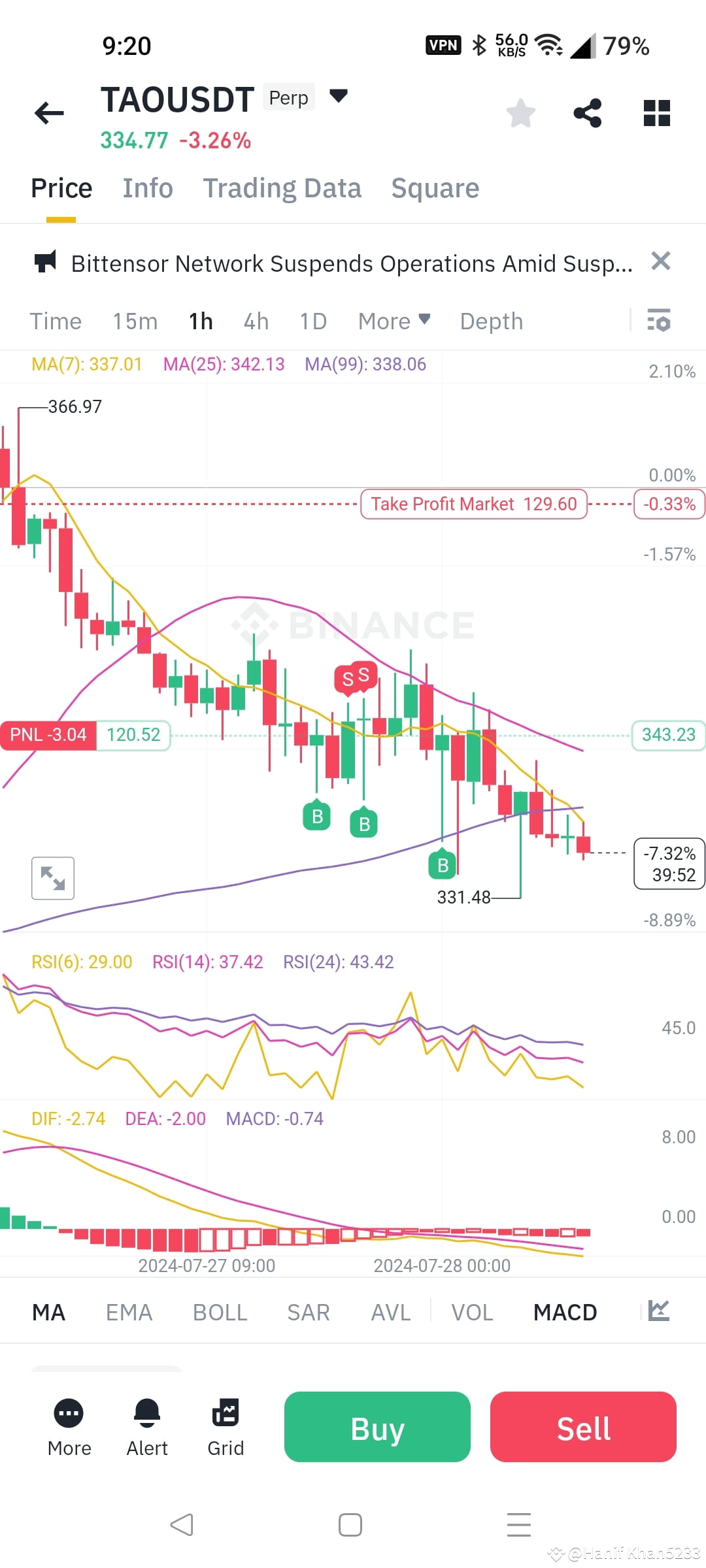$TAO lalalal lalalal come up now it's time to move grab guys | Hanif ...