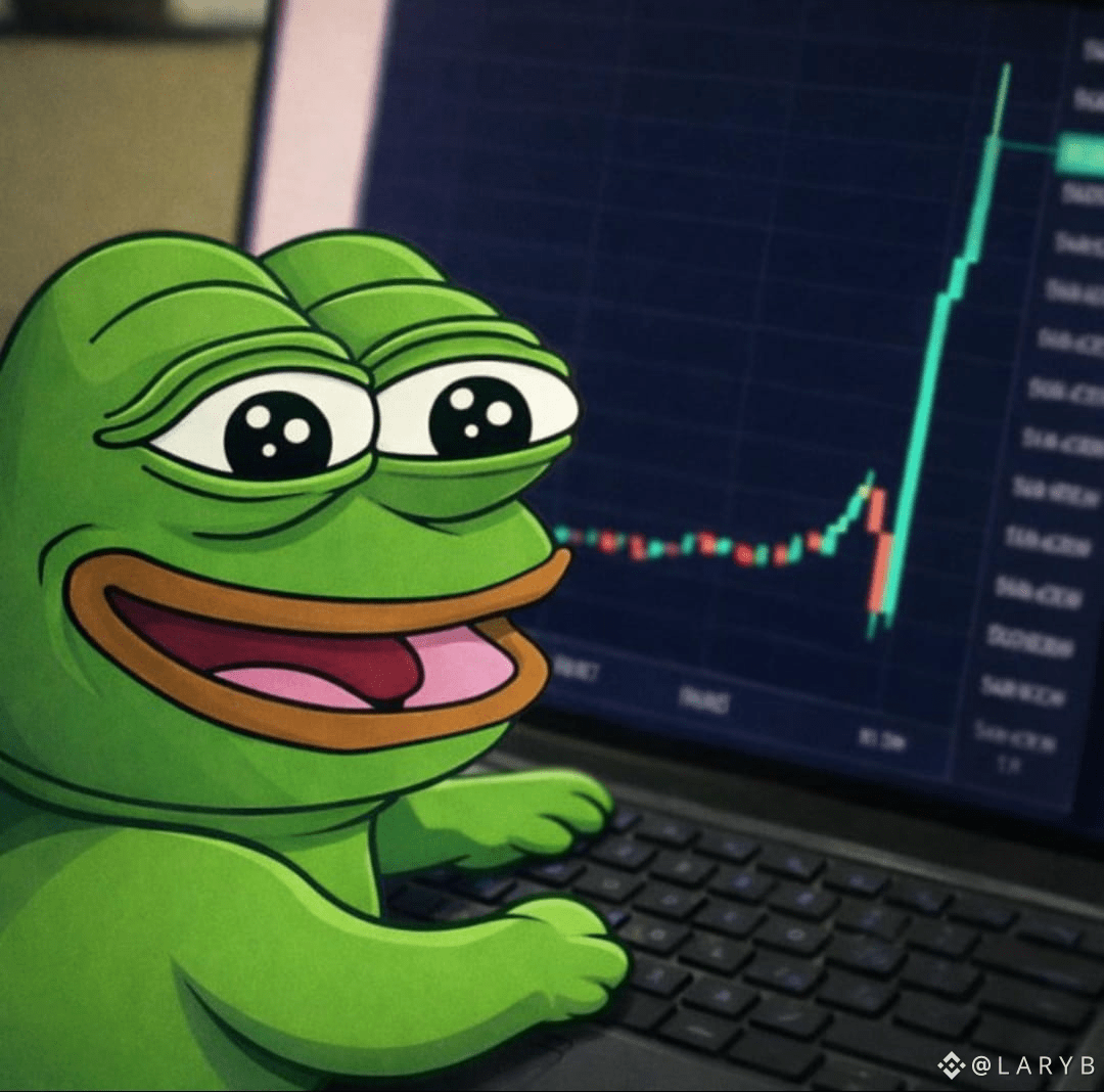 listen up fam💕 I think $PEPE will 10x in 7-8 | L A R Y B on Binance Square