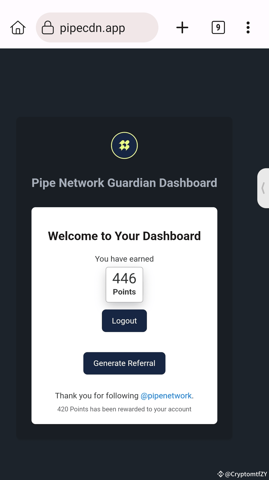 Pipe Network Extension Program Mining Officially invested by | ZYUE on ...