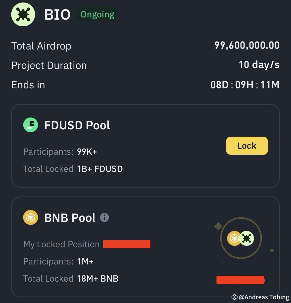 Binance Users + $BNB or $FDUSD Holders, don't miss out on jo | Andreas ...