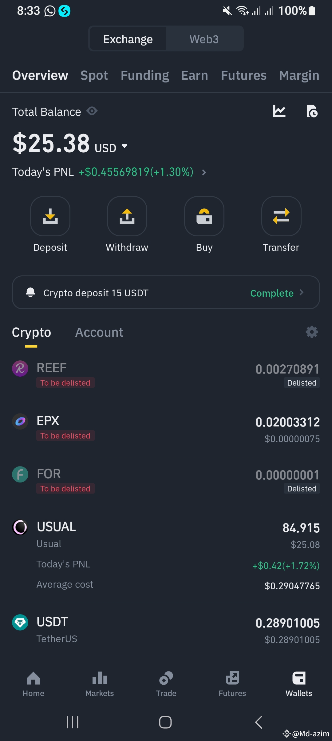 ENJOY 1.2$ $USUAL | Md-azim on Binance Square