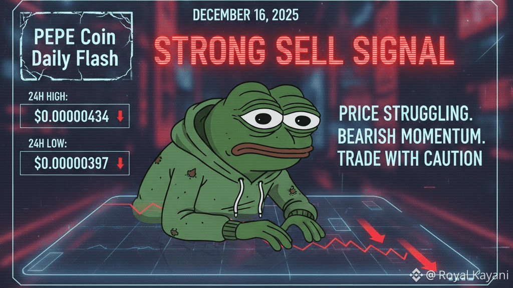 🐸 PEPE Coin Daily Flash | Royal Kayani on Binance Square
