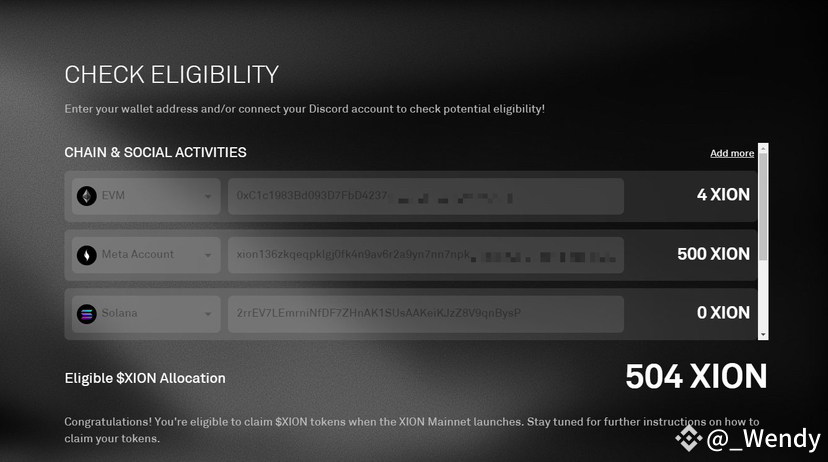 #XION Airdrop Allocation is Live! 🪂 Check your allocation: | Wendyy_ on ...